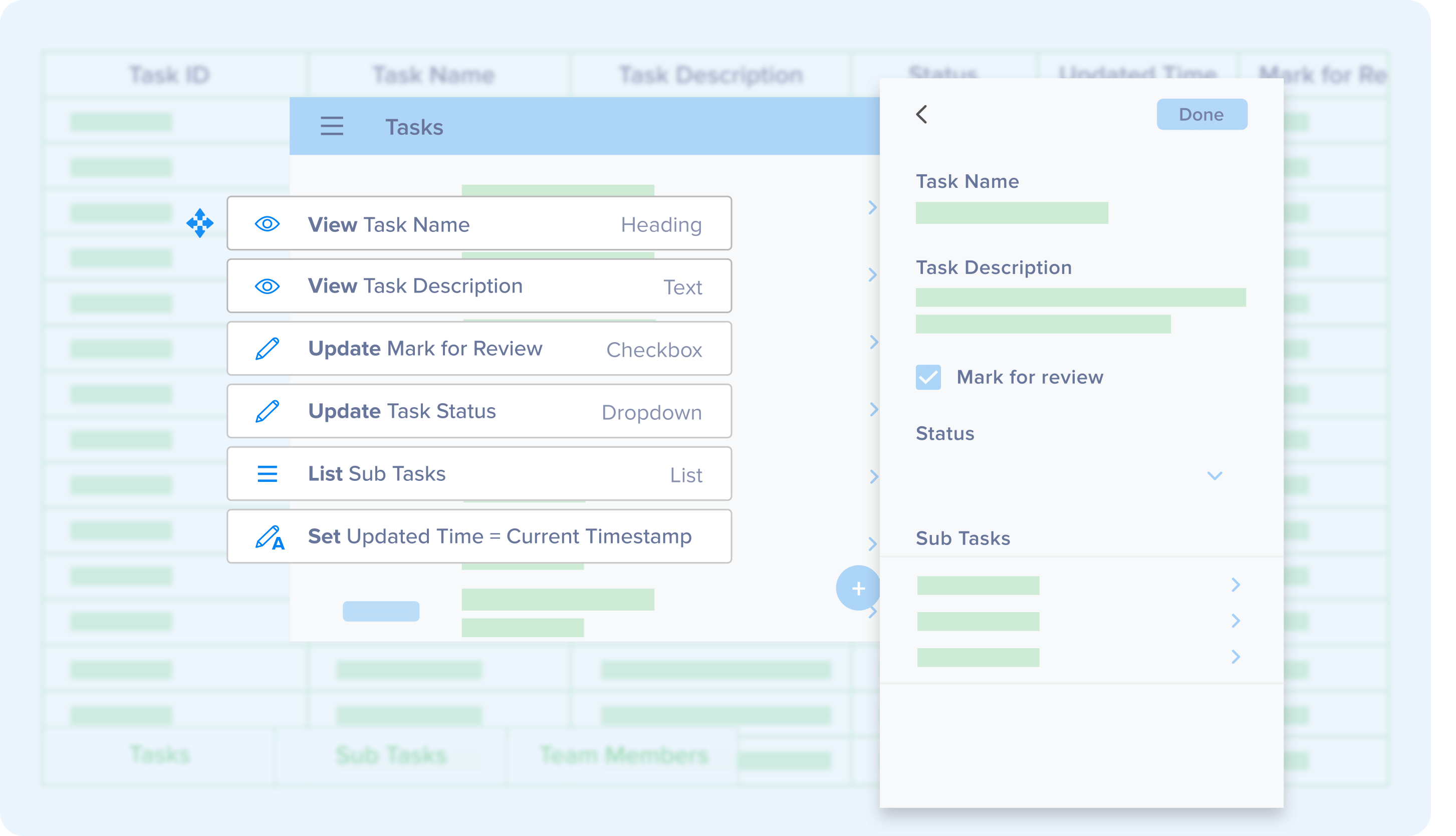 apps from spreadsheets, customized in minutes • Utilize